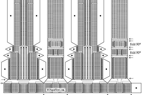 Recortables de casas y edificios | Dibujos para cortar y colorear